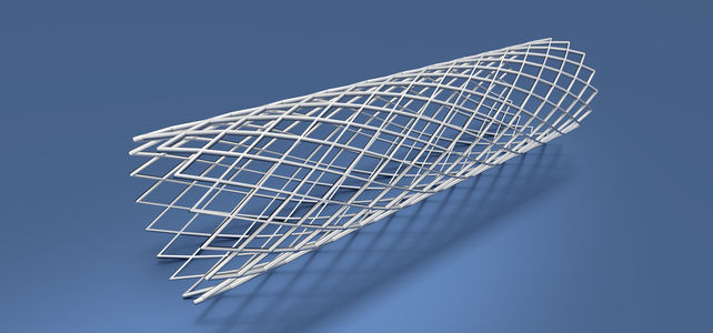 Fewer complications through biodegradable stents